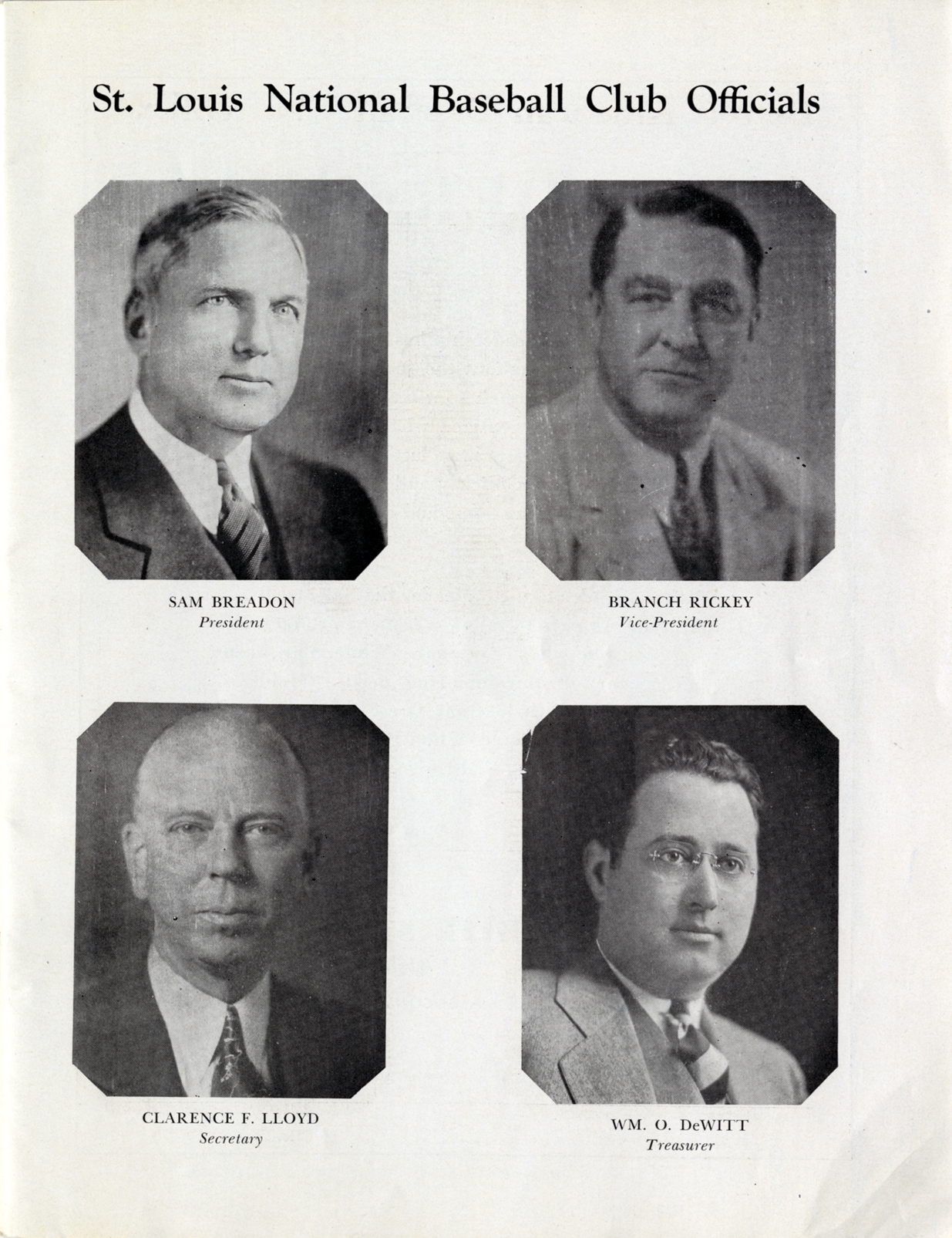 1934 World Series official souvenir program | DPL DAMS