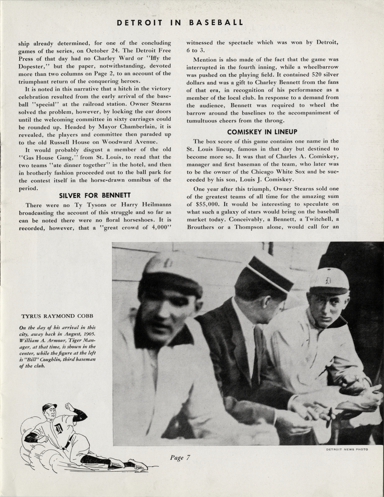 Detroit in baseball, baseball centennial souvenir, 1839-1939 | DPL DAMS