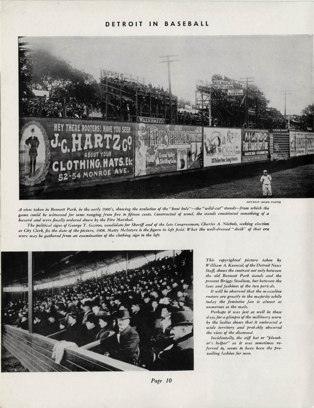 Detroit in baseball, baseball centennial souvenir, 1839-1939 | DPL DAMS