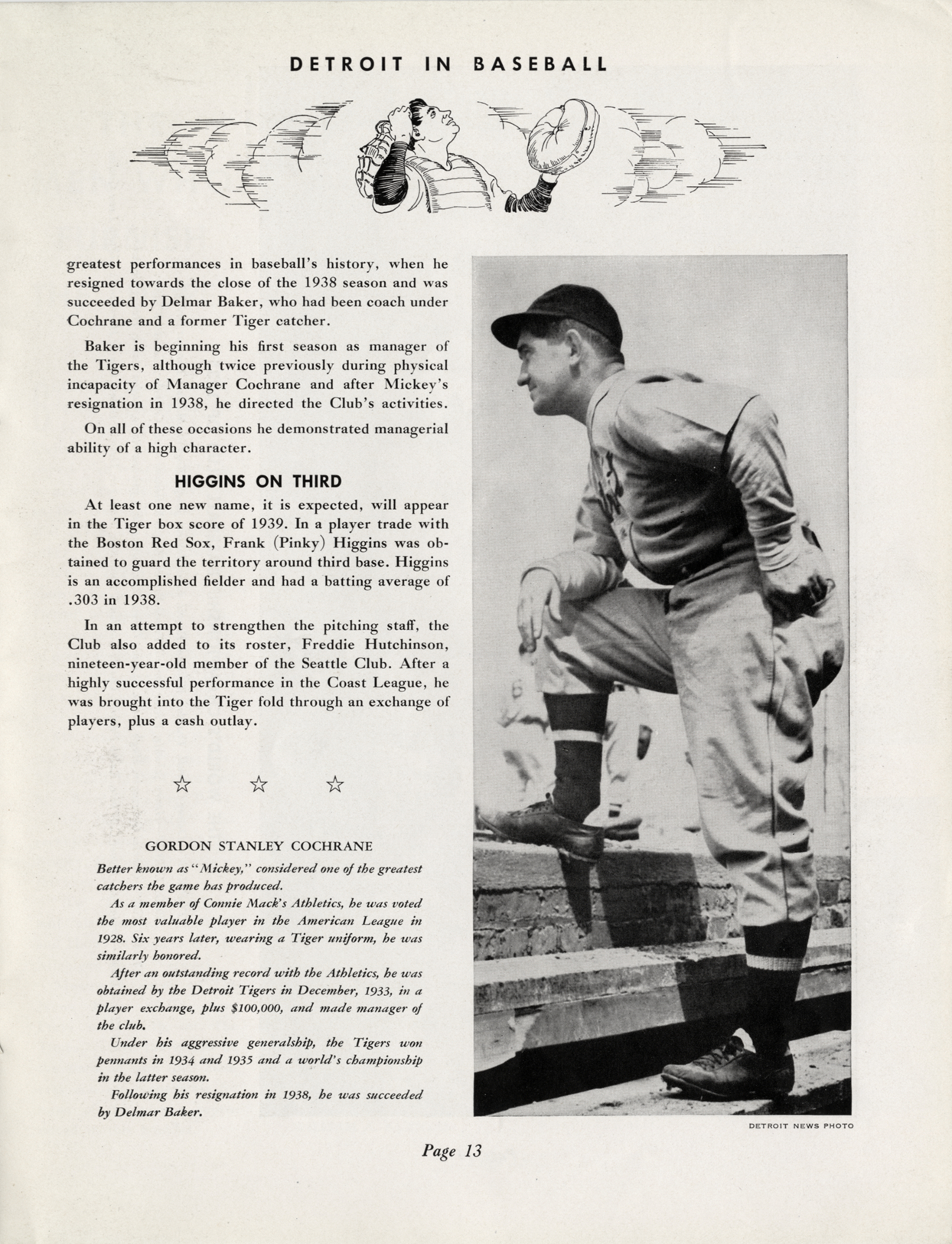 Detroit in baseball, baseball centennial souvenir, 1839-1939 | DPL DAMS