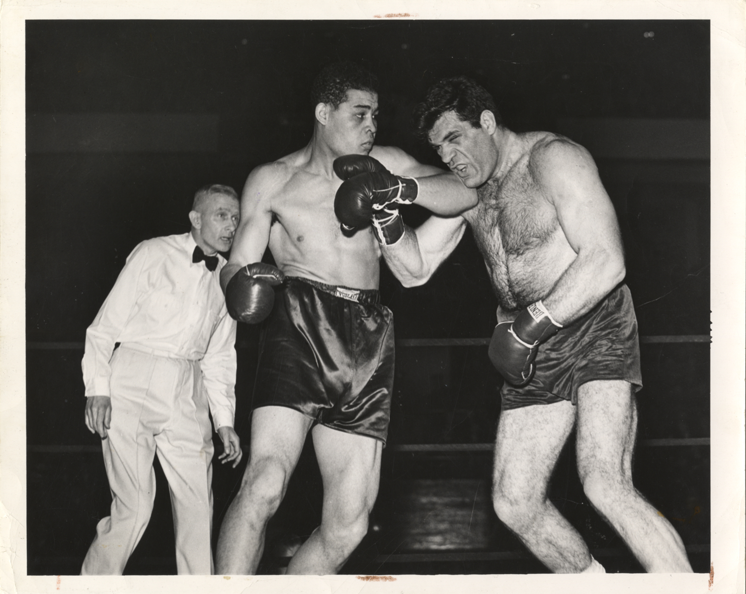 Joe Louis and Abe Simon in boxing match | DPL DAMS
