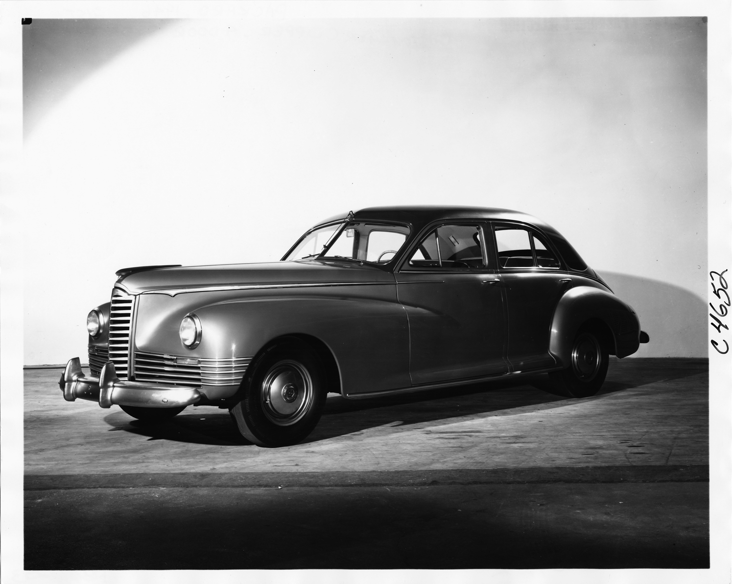 1946 Packard Clipper sedan, three-quarter left side view | DPL DAMS