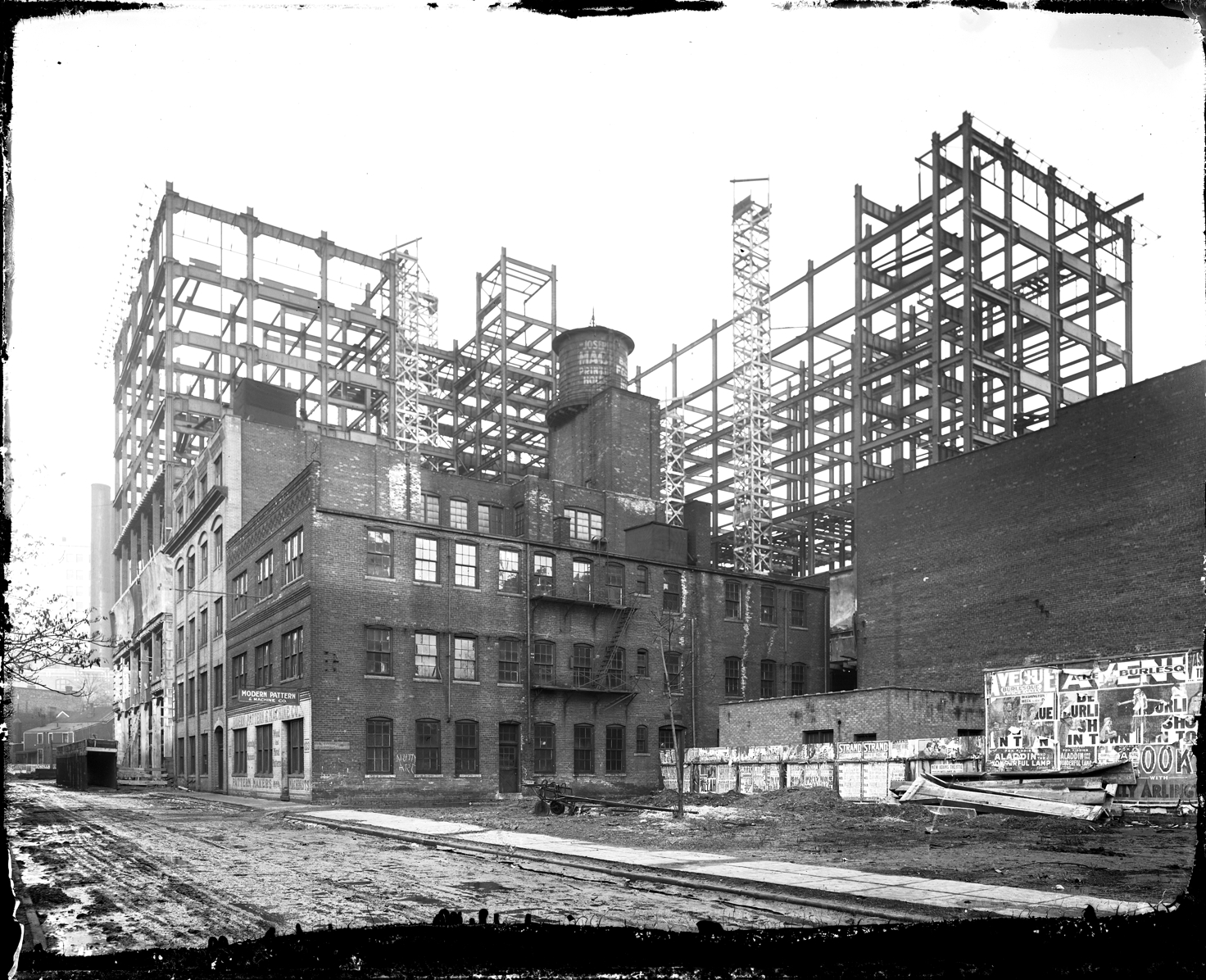 Michigan State Telephone Company building under construction | DPL DAMS