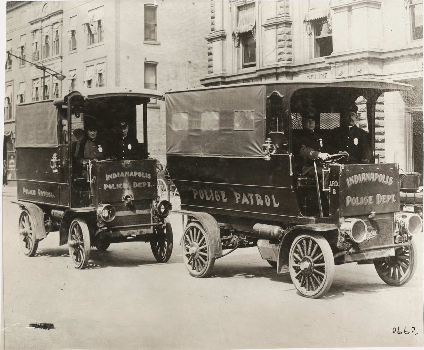 Indianapolis police in Rapid police vehicles | DPL DAMS