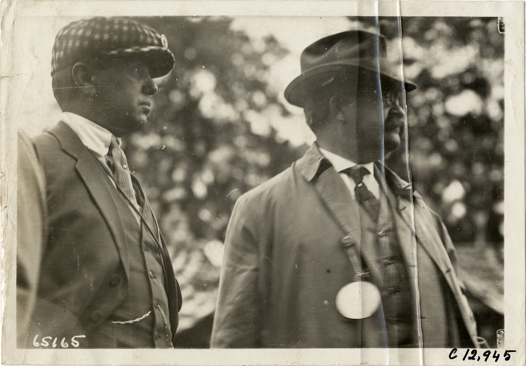 Samuel Butler and unidentified man, 1910 Fairmount Park races | DPL DAMS