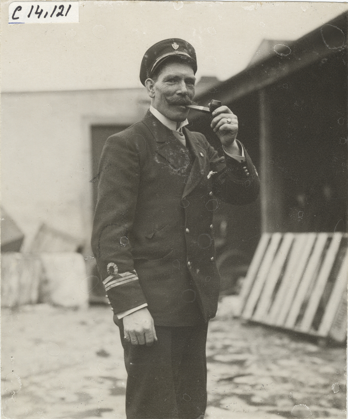 Captain Hans Hansen, 1908 New York to Paris Race | DPL DAMS