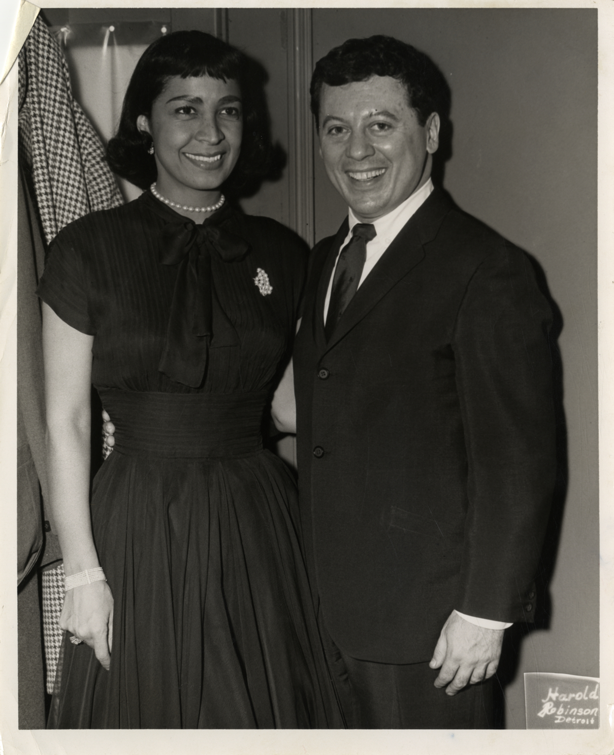 Maria Cole posing with unidentified man | DPL DAMS
