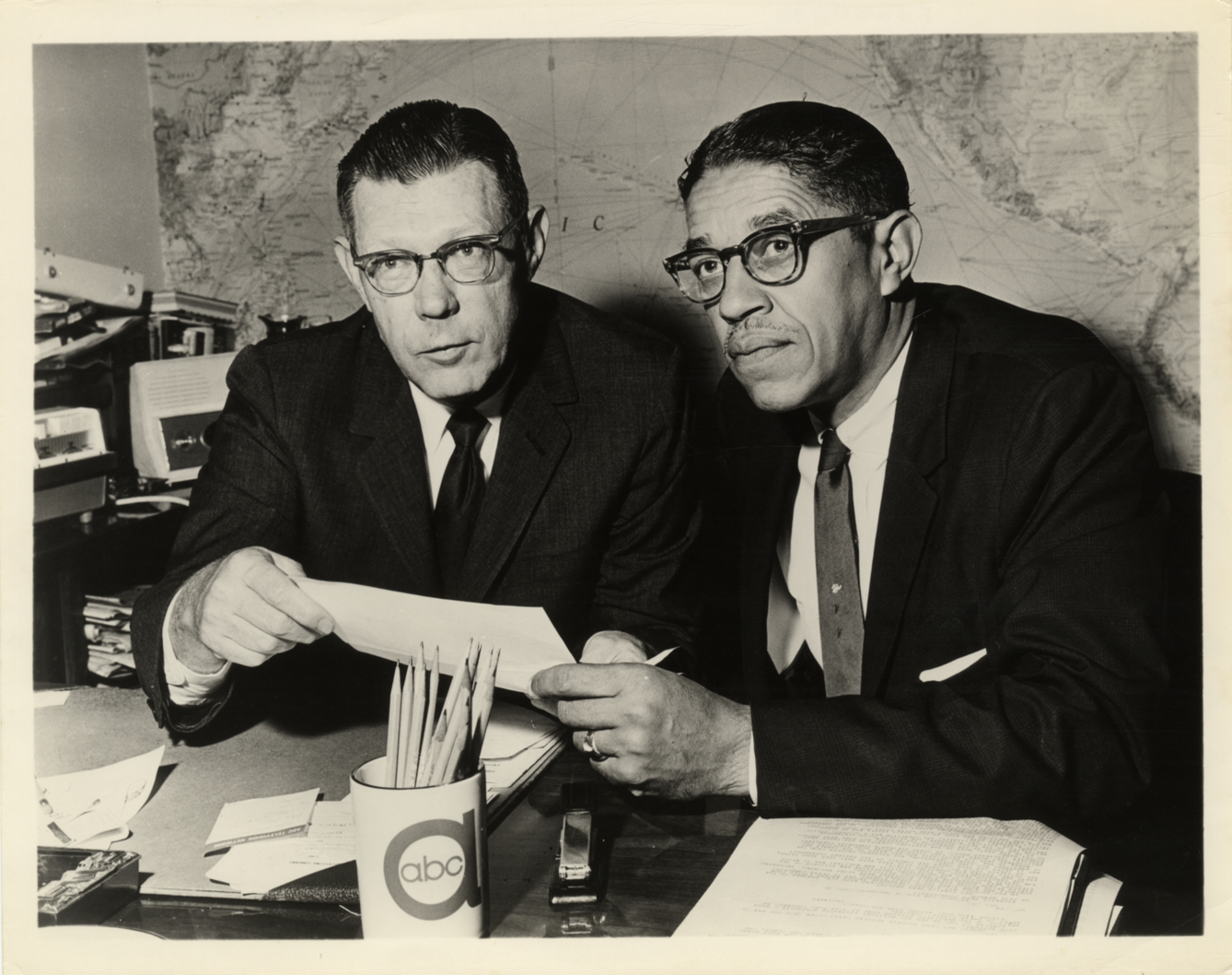 Mal Goode and James C. Hagerty | DPL DAMS