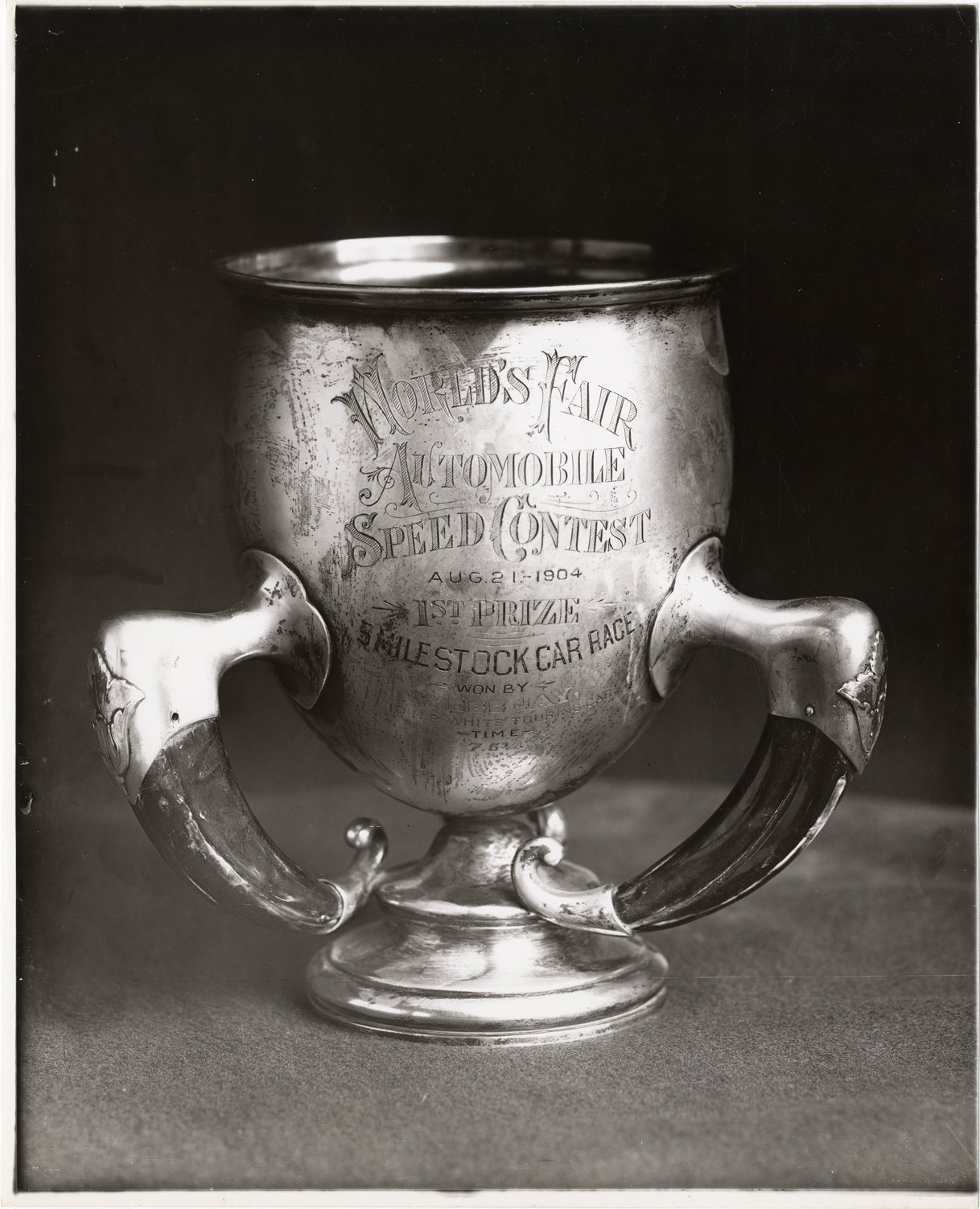 World's Fair Automobile Speed Contest trophy cup | DPL DAMS