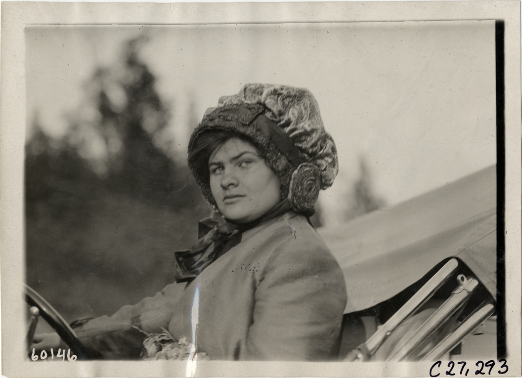 Blanche Stuart Scott, 1910 New York to San Francisco tour | DPL DAMS
