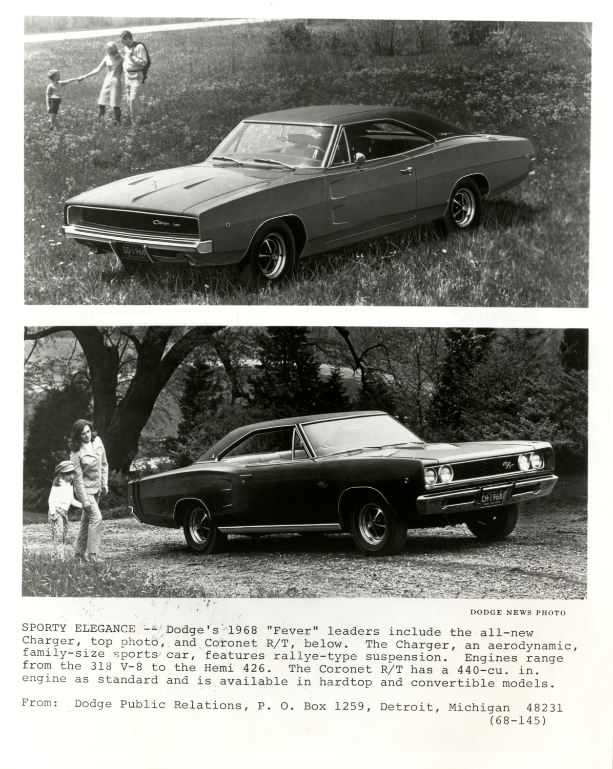 Dodge Charger Top View