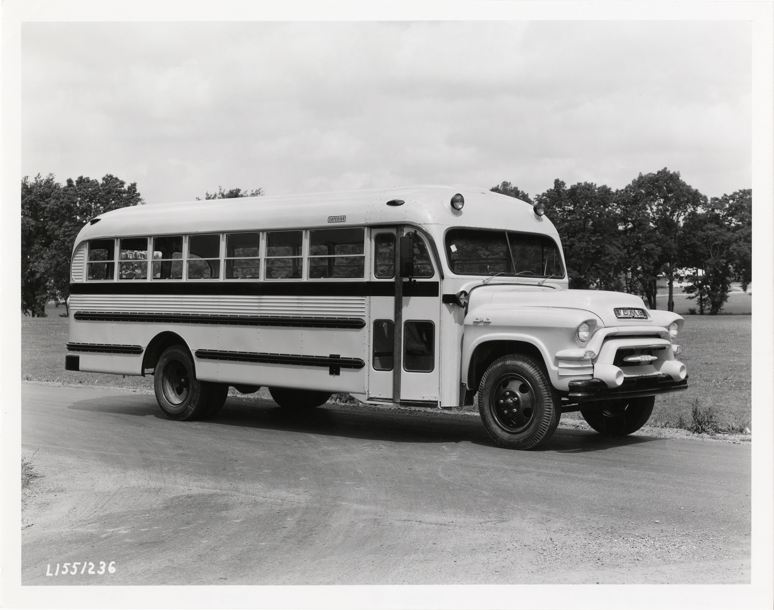 1955 GMC school bus | DPL DAMS