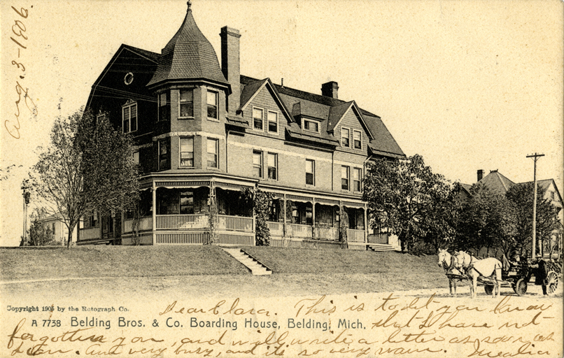 Belding Bros. & Co. boarding house, Belding, Michigan | DPL DAMS