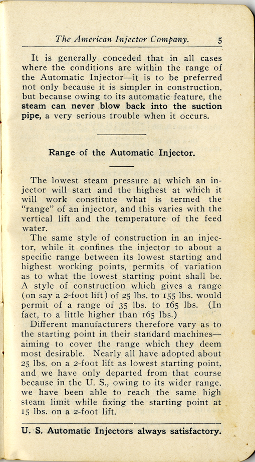 American Injector Co. : automatic injectors, 1903 | DPL DAMS