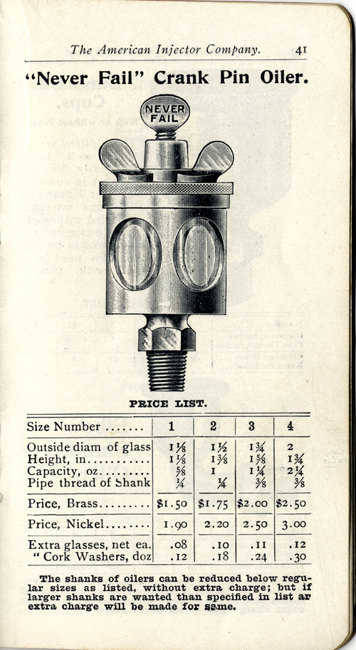 American Injector Co. : automatic injectors, 1903 | DPL DAMS