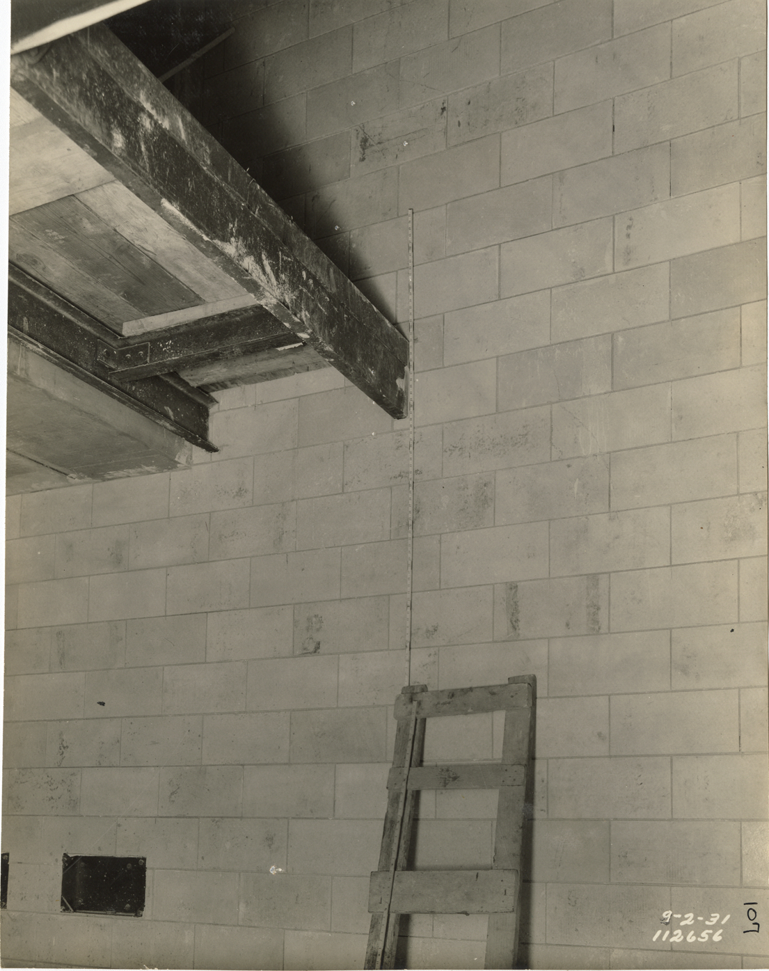 Pump pit no. 8, Springwells Station treatment plant during construction ...