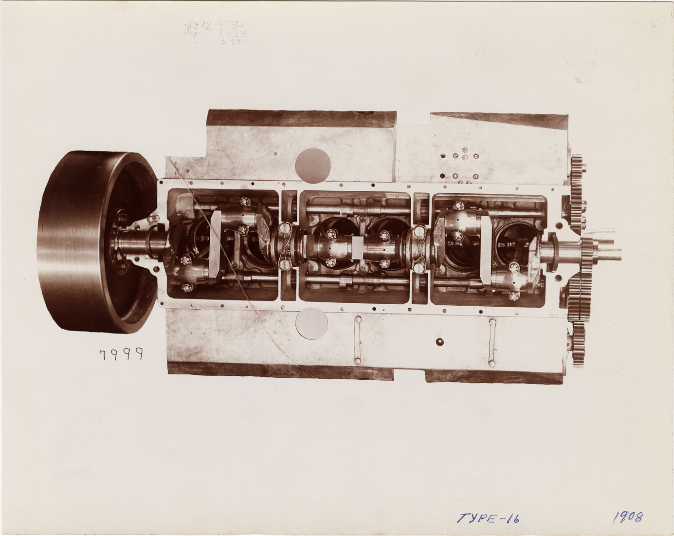 Engine, 1908 Chadwick Six automobile | DPL DAMS