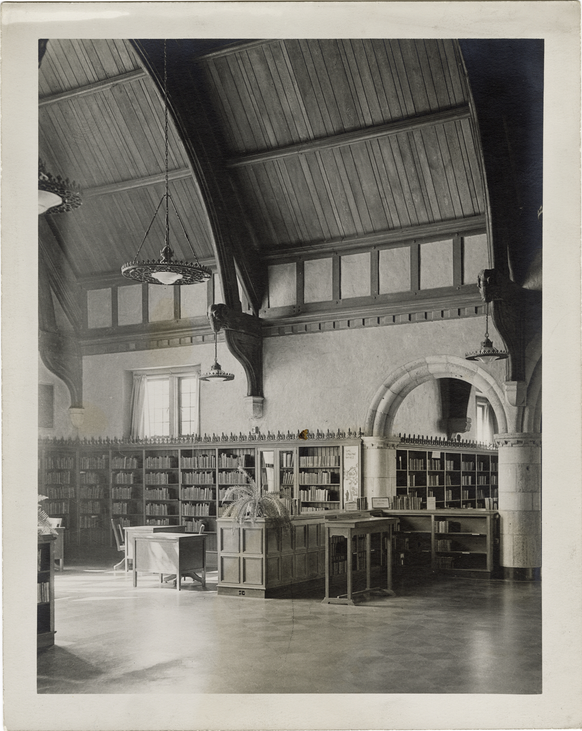 Reference Room, Parkman Branch Library | DPL DAMS