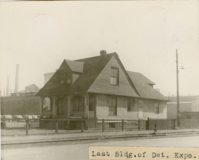 Last building of the Detroit Exposition, Delray neighborhood | DPL DAMS