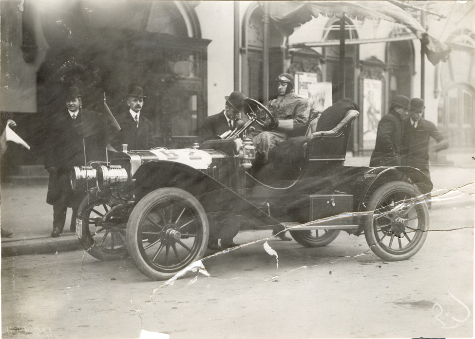 Motorist in Mitchell automobile | DPL DAMS