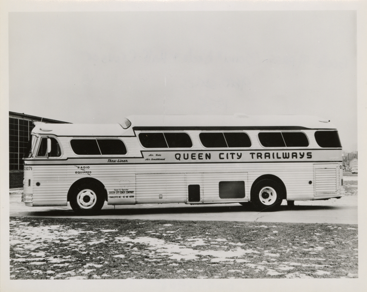 1955 Beck bus, Queen City Trailways | DPL DAMS