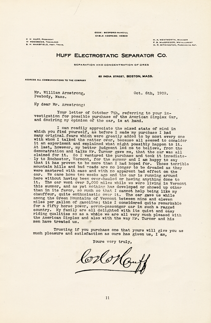 The American Simplex Thirty-Fifty motor car : eventually your choice ...