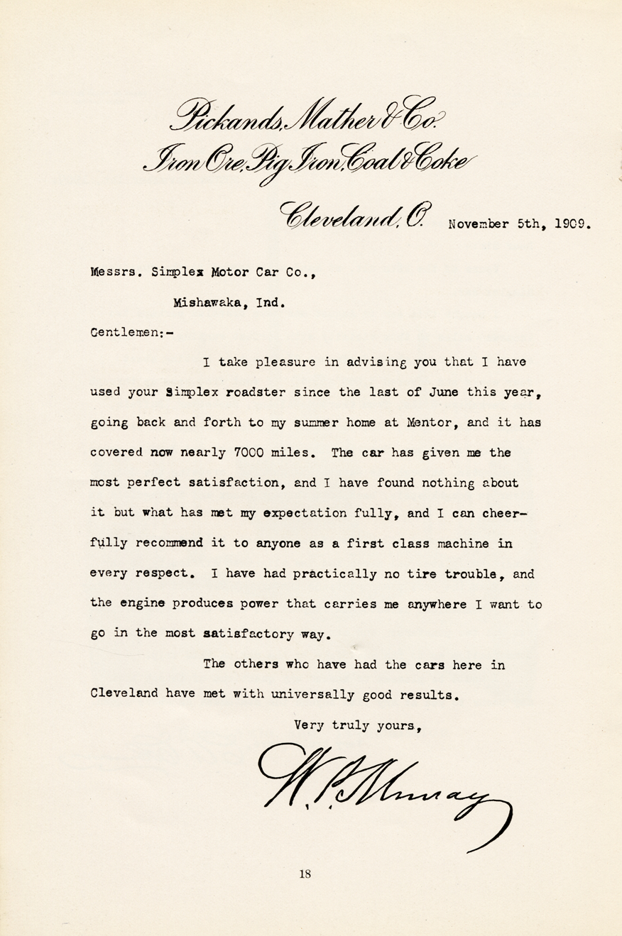 The American Simplex Thirty-Fifty motor car : eventually your choice ...