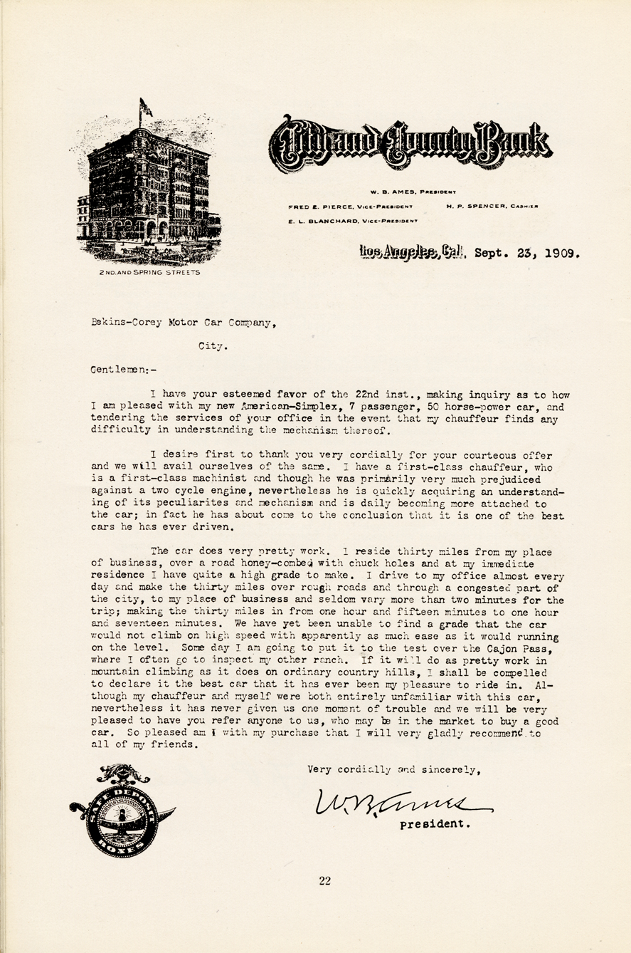 The American Simplex Thirty-Fifty motor car : eventually your choice ...