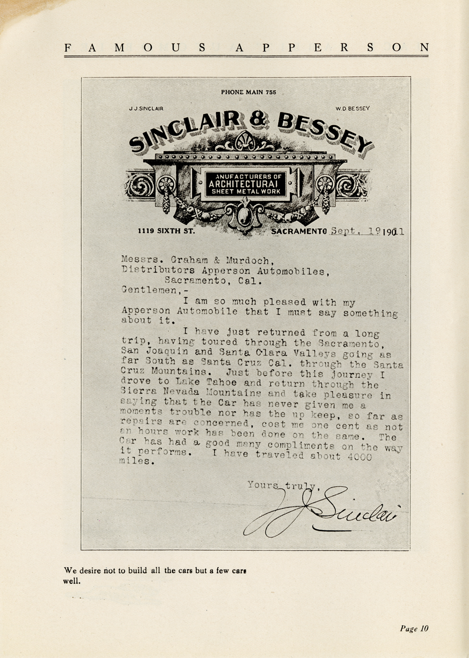 Famous Apperson "Jack Rabbit" automobiles | DPL DAMS