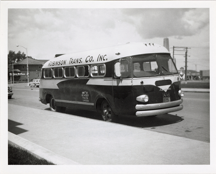 1947 Spartan Coach bus, Robinson Transportation Co. | DPL DAMS