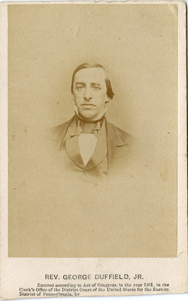 Reverend George Duffield, Jr. | DPL DAMS