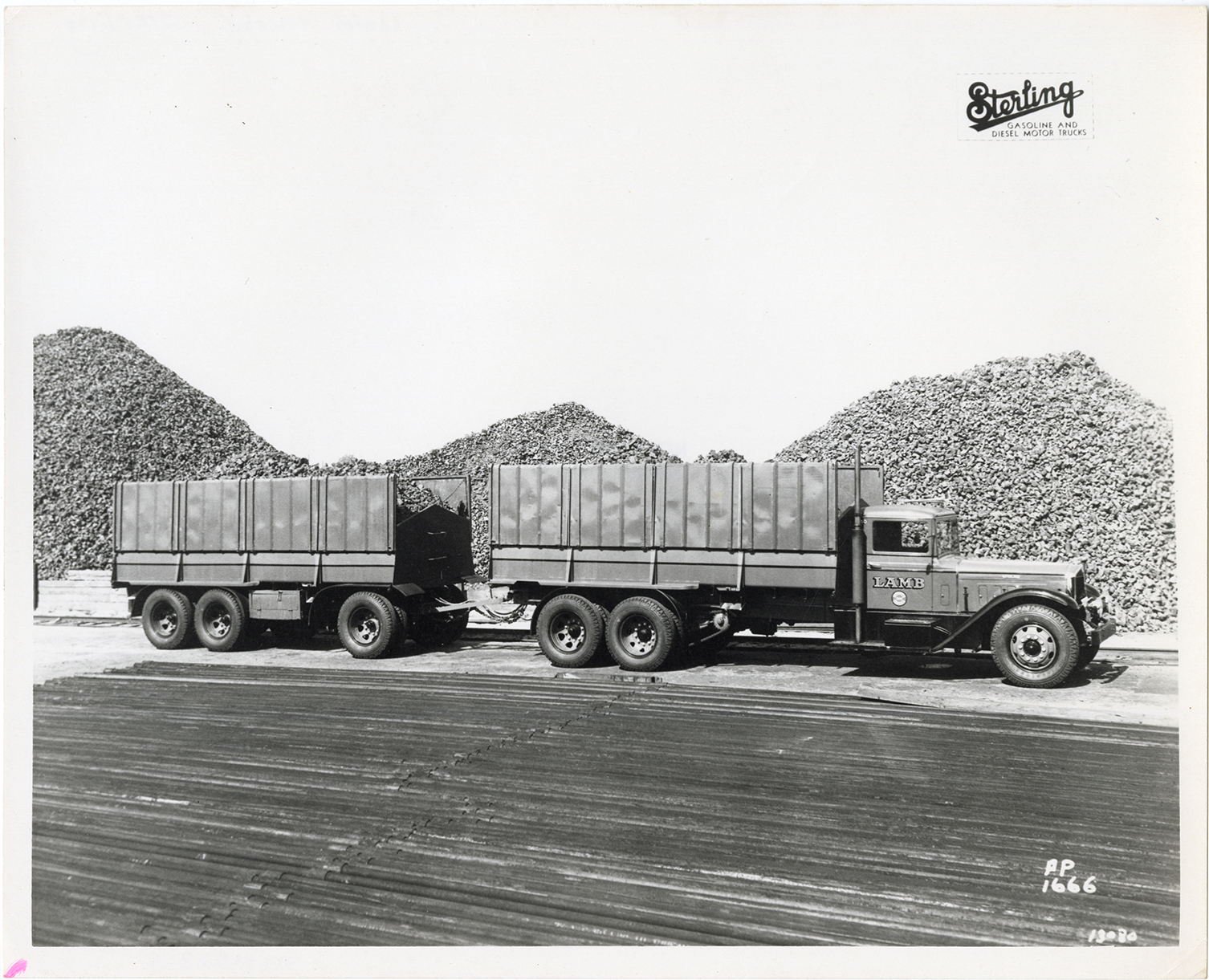 Sterling truck, Lamb Company | DPL DAMS